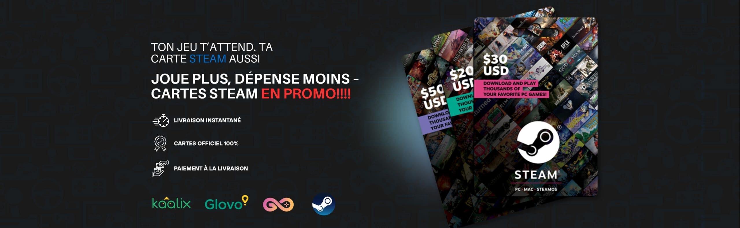 carte steam maroc - Gameover